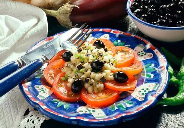 Oppskrift på tyrkisk aubergine salat