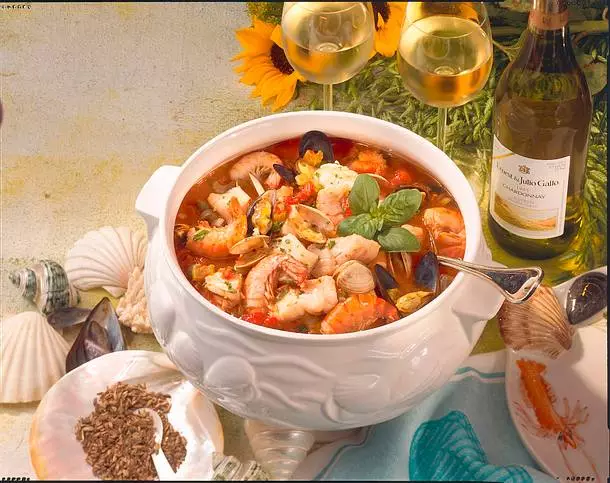 Recepto de Cioppino (Kalifornia Fish Crock). 53173_1