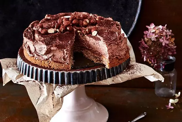 Buckwheat chocolate mousse cake recipe 55756_1