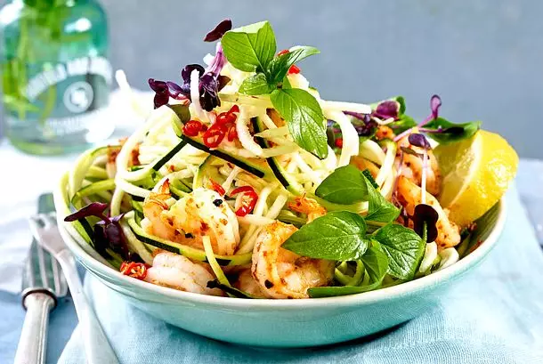 Fix twisted zoodles with shrimp recipe 56540_1