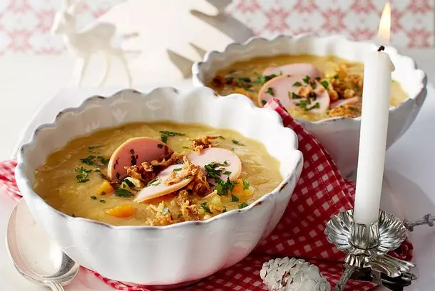 Norwegian pea soup recipe
