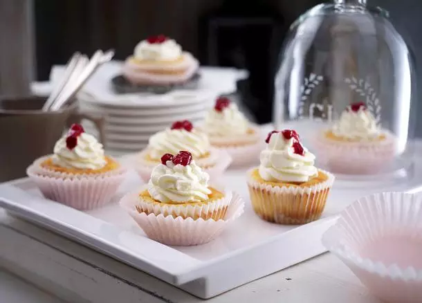 Receita de muffins de cheesecake com batatas fritas