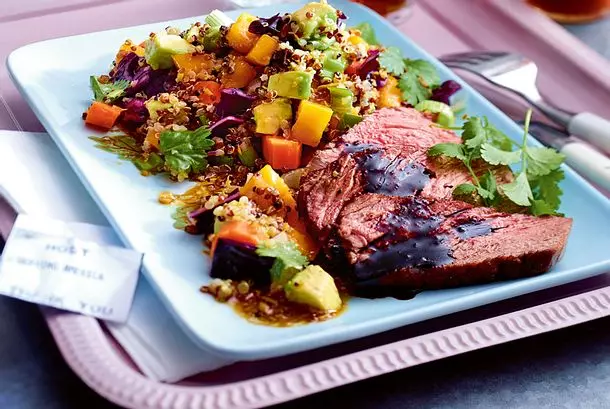 California salad with rump steak recipe 5903_1