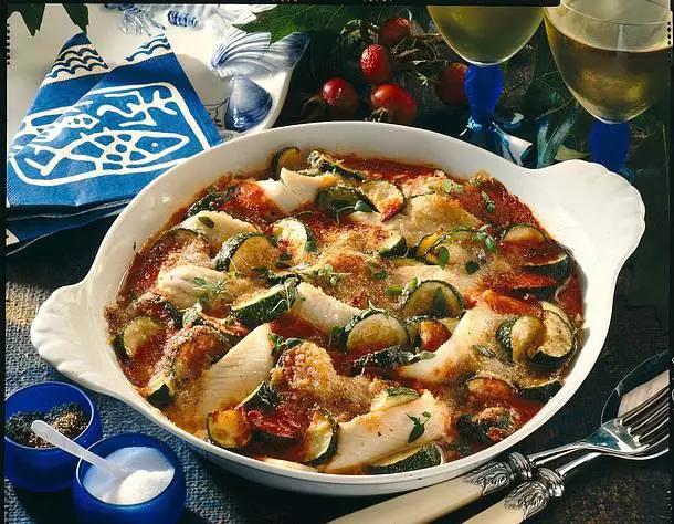 Fine plaice fillet casserole tare da girke-girke zucchini 61445_1