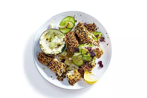 Fish sticks in quinoa recipe 61732_1