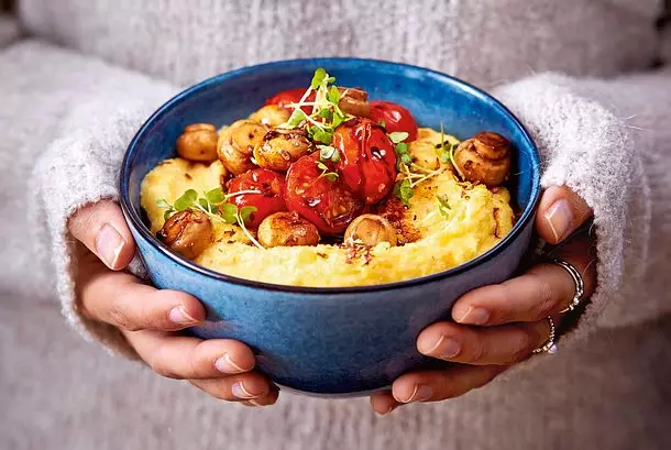 Recept med energisk polenta 