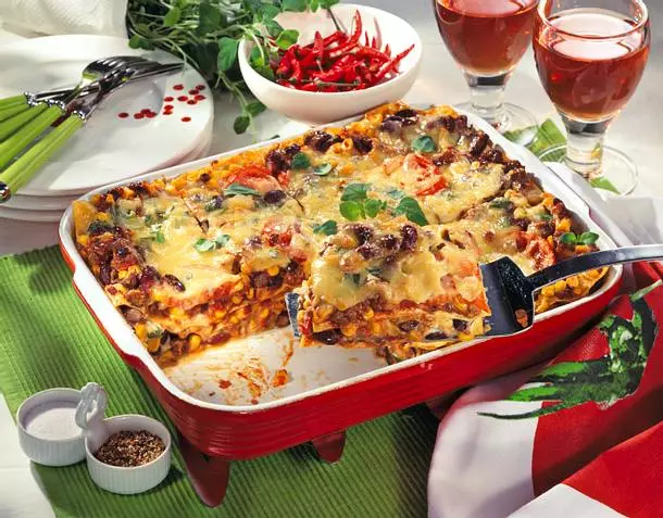 Lasagne a la Chili con Carne recept