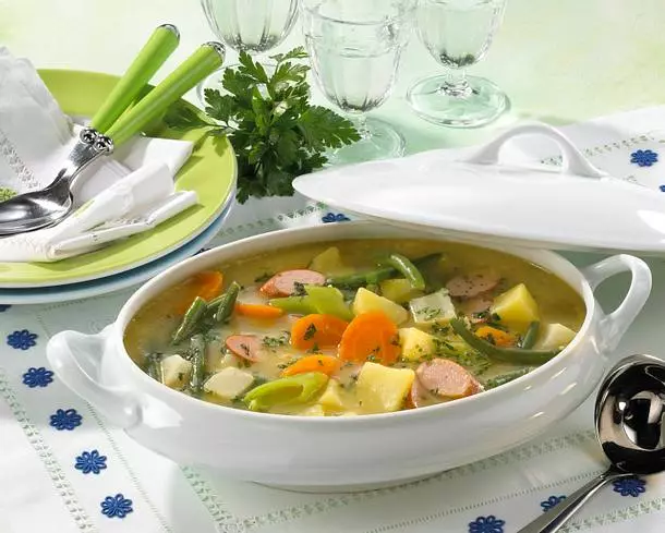 Stew sayur kalayan resep sosis