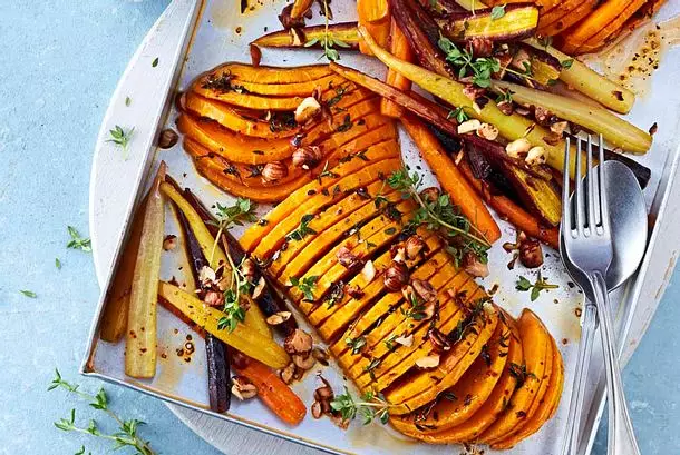 Hasselback Squash Home Séiss Heem Rezept 64405_1