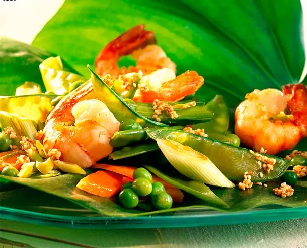 Vegetables Stir-Fried with Shrimp Recipe 64671_1