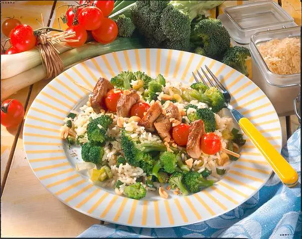 Broccoli risotto tare da skewers girke-girke 6478_1