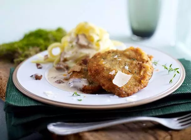 Scaloppina di vitello con panatura al parmigiano al timo 65315_1