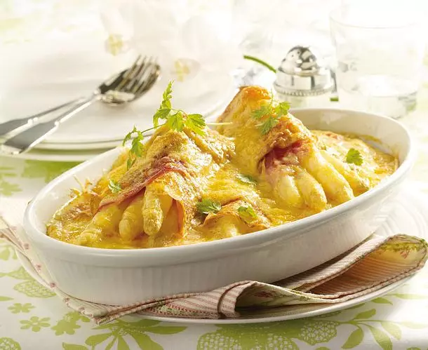 Recept za palačinke od gratiniranih šparoga sa šunkom 65663_1