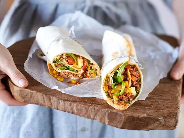 Wraps met rundergehakt recept 66565_1