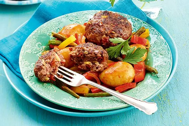 Braised Mediterranean Meatballs Recipe 68947_1