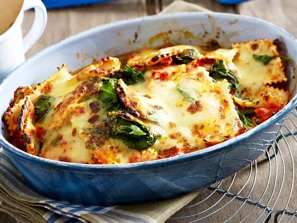 I-Ravioli casserole ene-mozzarella iresiphi 69079_1