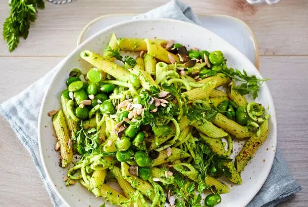 Penne Verde receptje