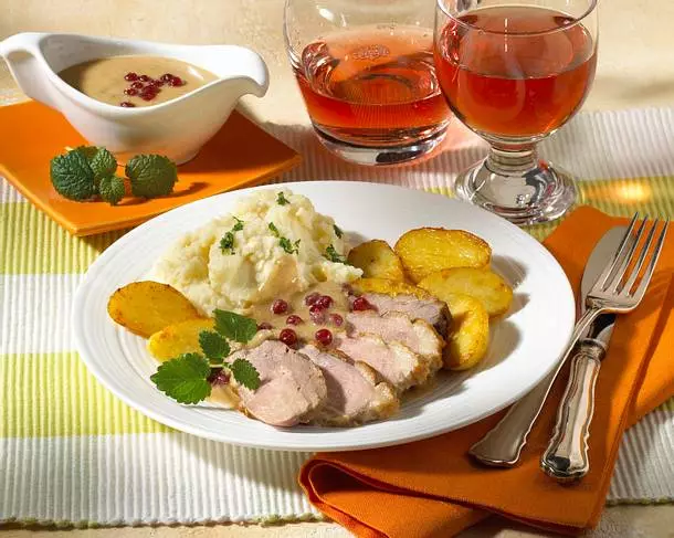 Recette Magret de canard sauce aux canneberges