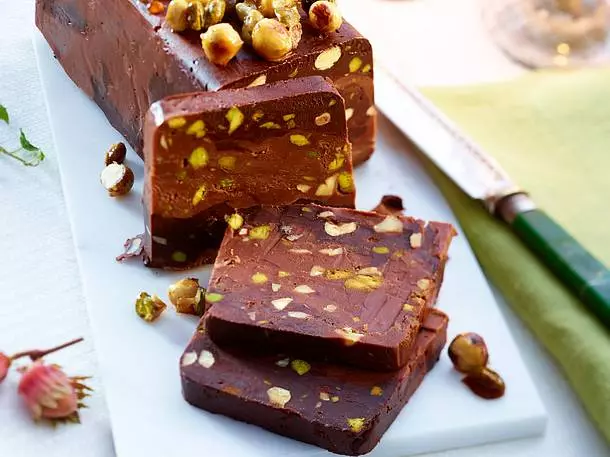 Chocolate Nut Terrine Recipe