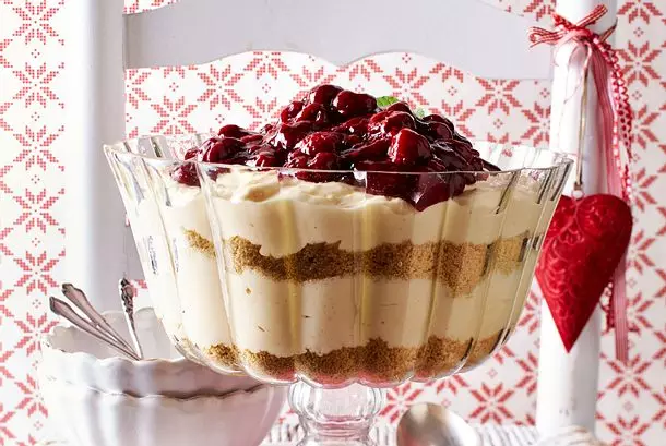 Recepta de Trifle de crema de taronja amb pa curt