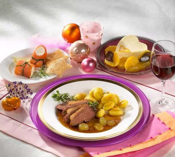 Duck Breast mei Grape Baslamico saus Recipe