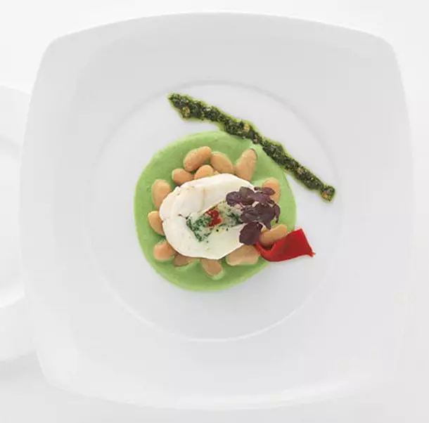 Zapo-taginea frijoles blancs'o'vert (Alain Ducasse) errezeta 70893_1