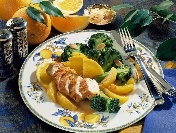 Oranje kipfilet met broccoli recept