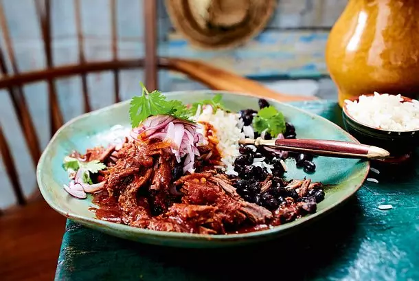 สูตร Ropa vieja (เนื้อย่างแบบครีโอล)