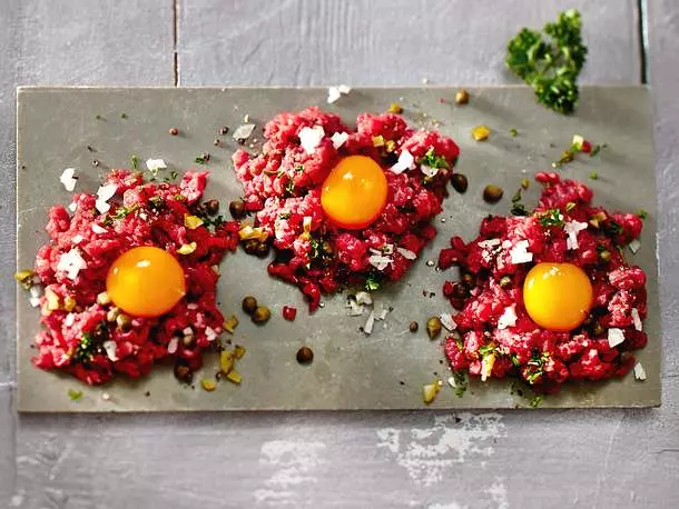 Fine beef tartare recipe