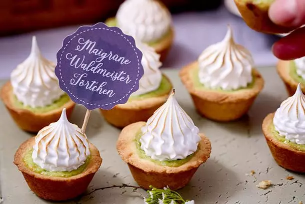 Май рецепти tarts Woodruff сабз