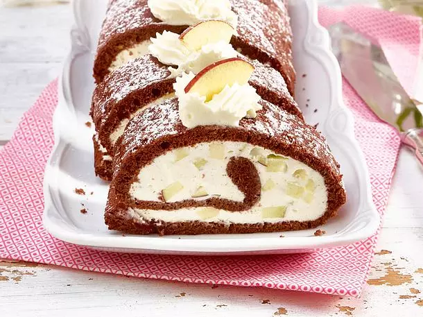 Apple Gin Швейцария Roll рецепты