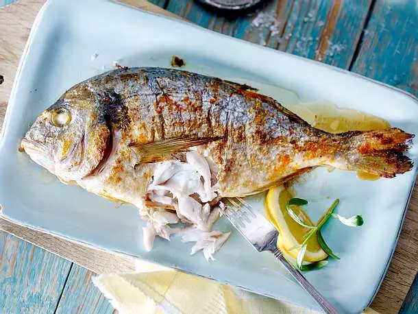 Receita de dorada á prancha