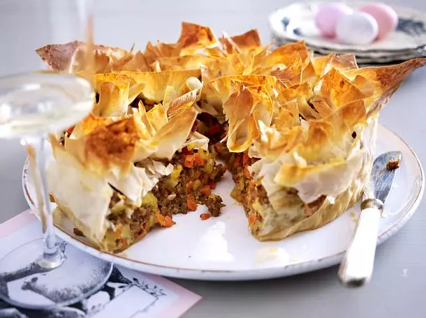 Filo gemaalde groentekoek resep 71398_1