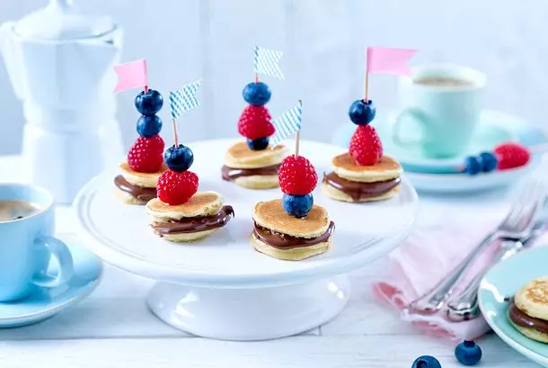 Recipe skewers mini pancake