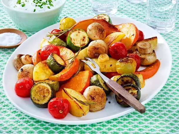 Recette de Conserves de légumes à la crème de fromage blanc aux herbes