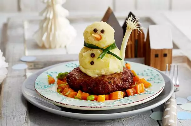 Mashed Potato Snowman Recipe