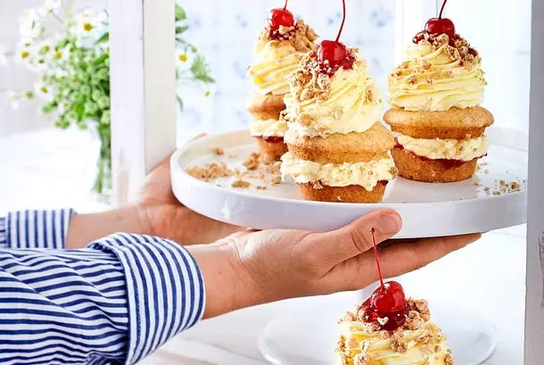 Recette de cupcakes à la couronne de Francfort à la mama