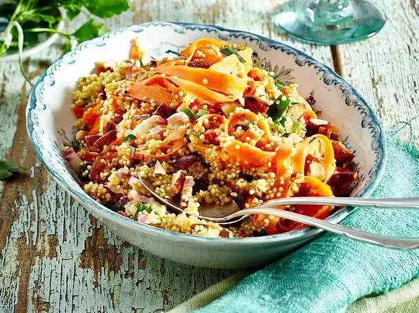 រូបមន្តសាឡាត់ការ៉ុត Quinoa 71728_1