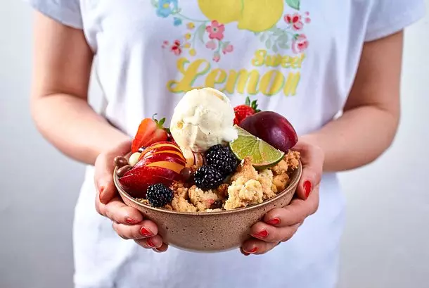 Bol Streusel amb tot tipus de receptes de fruites