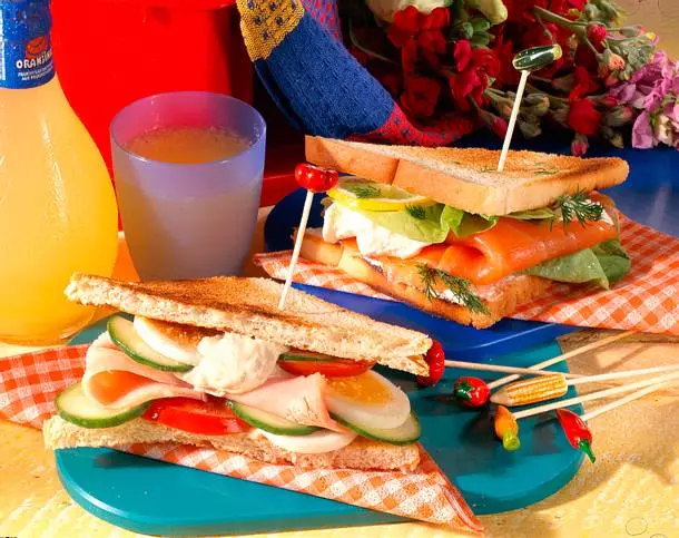 Chicken & Salmon Sandwiches Recipe