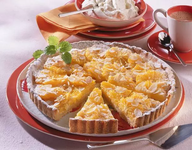 រូបមន្ត tart ពណ៌ទឹកក្រូច