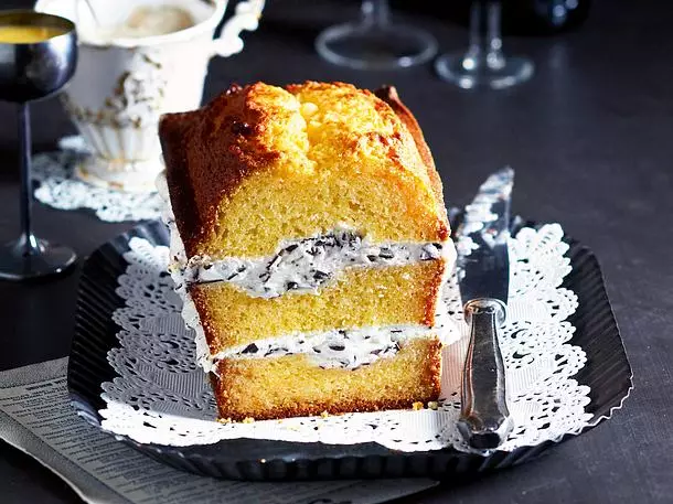 Stracciatella Eggnog Cake Recipe