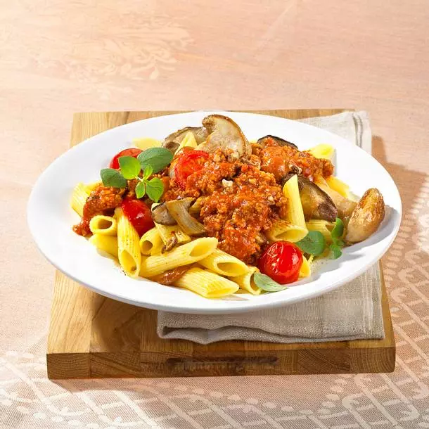 Mantarlı bolonezli penne tarifi