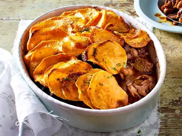 Recette Casserole de ragoût avec chips de patates douces 8761_1