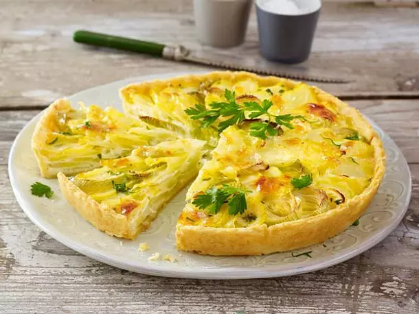 Karas da leek tart girke-girke