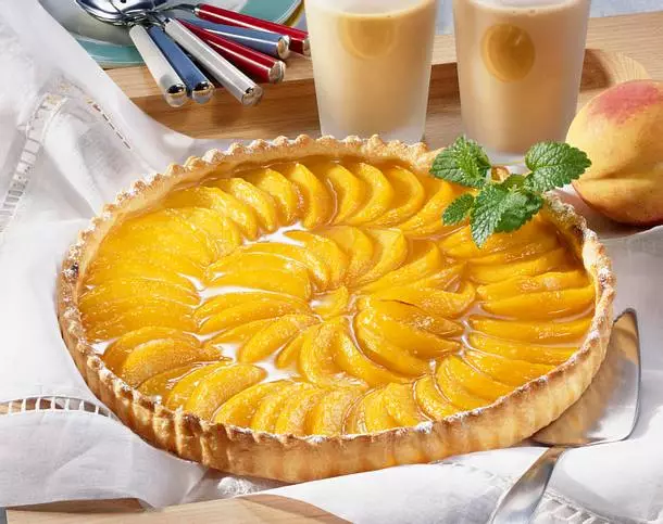 Peach tart resept